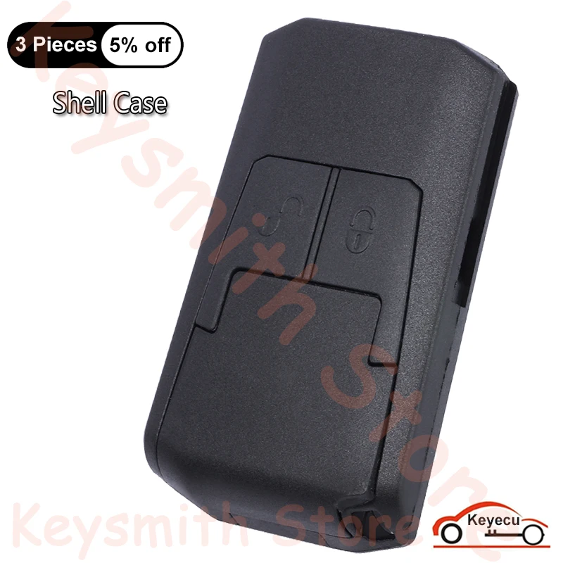 KEYECU 2 Buttons Case for Mercedes-Benz Actros mp4 Antos Auto Remote ...
