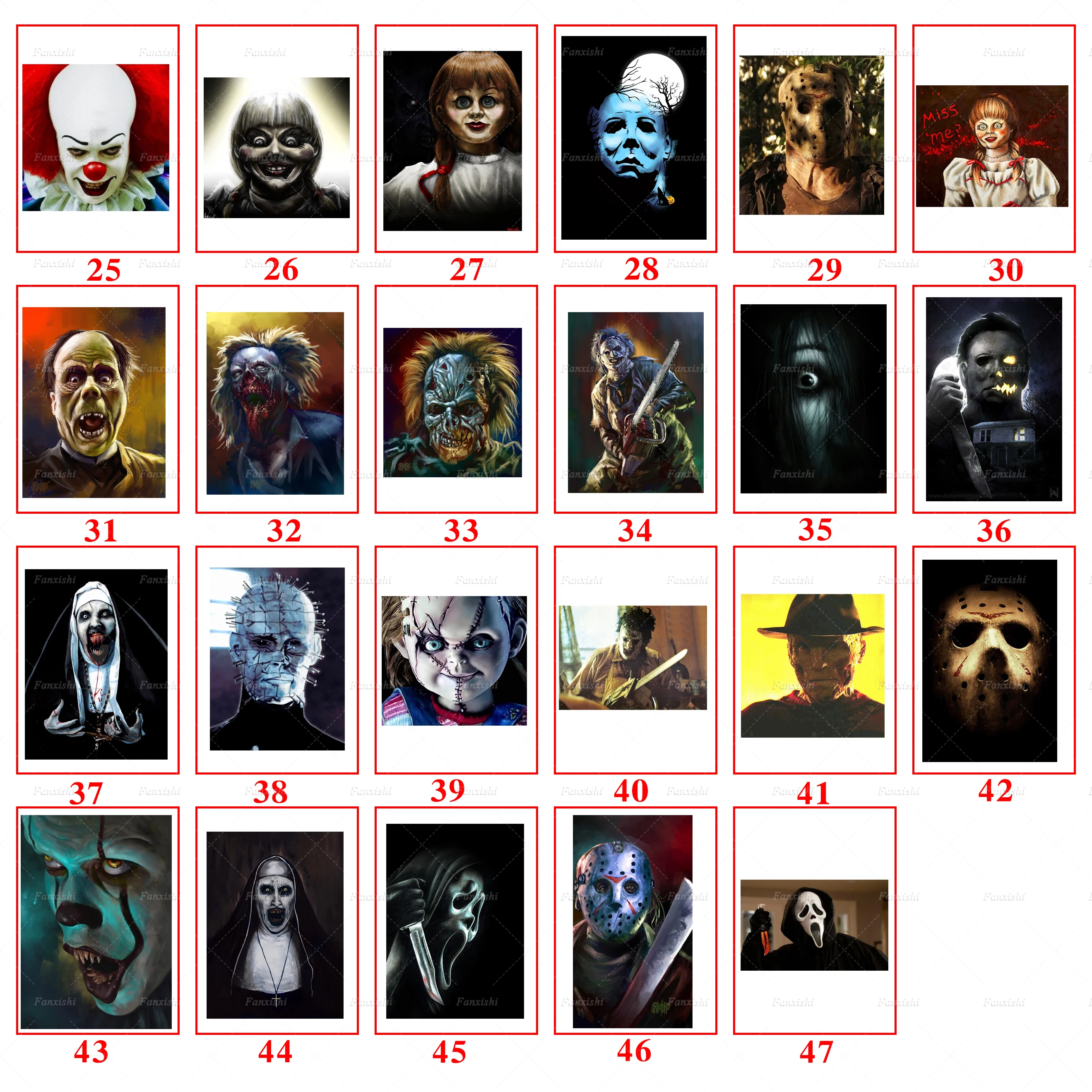 Horror Characters Names