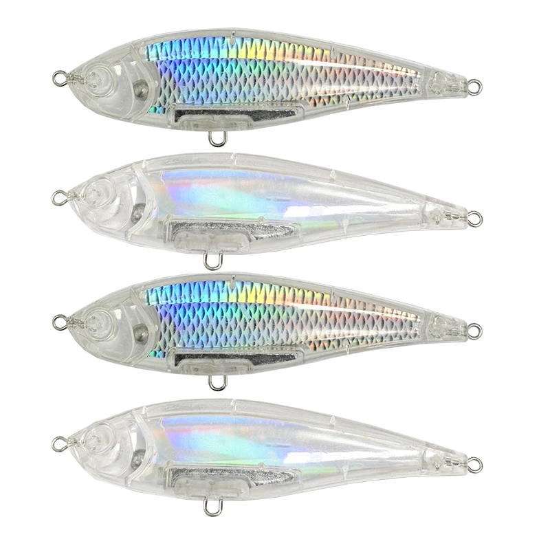 10pcs Unpainted Twitchbait 130mm 44g Pencil Fishing Lures Saltwater ...