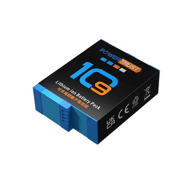 1800mAh Battery for GoPro Hero 10 and LED Charger for Go Pro Hero 9 ...
