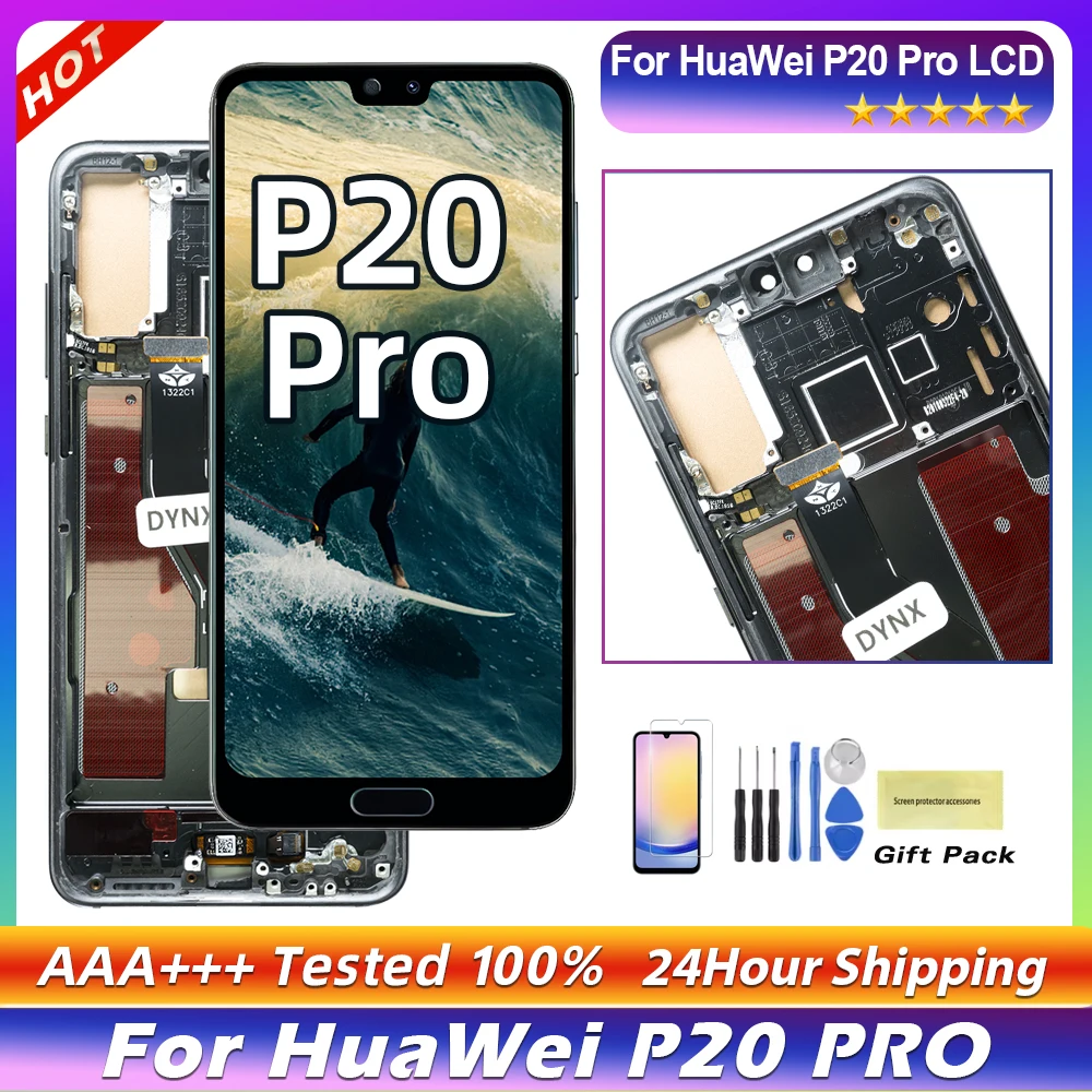 6.1" TFT Display For Huawei P20 Pro LCD Touch Screen Digitizer Assembly ...