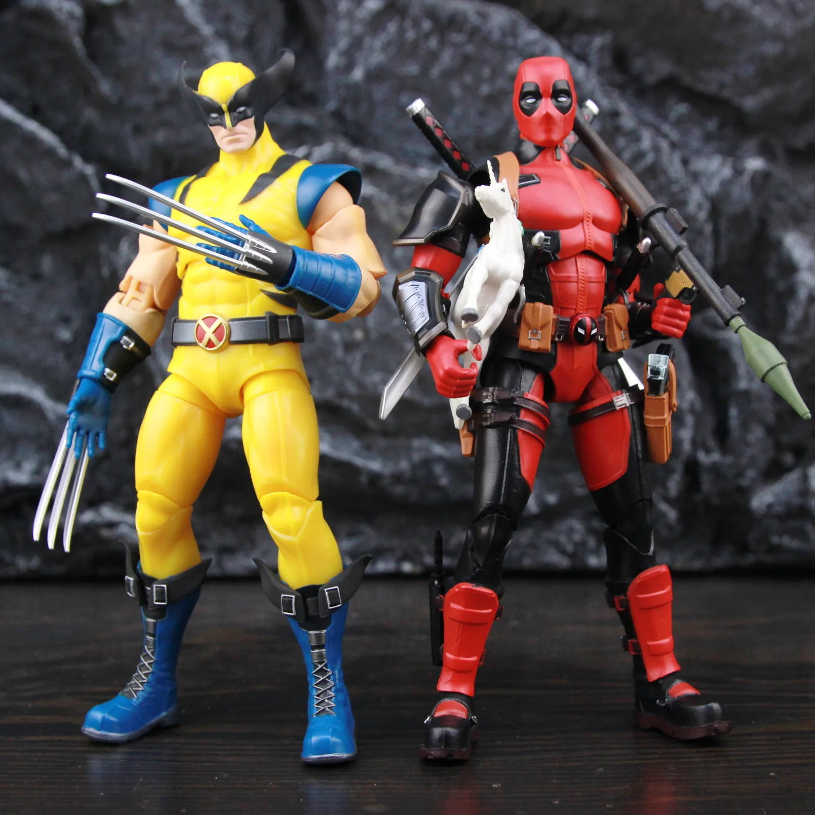 ZD Toys Marvel Gamer Verse Infinite X-MEN Wolverine Deadpool 8" 1/10 Action Figure Avengers ...