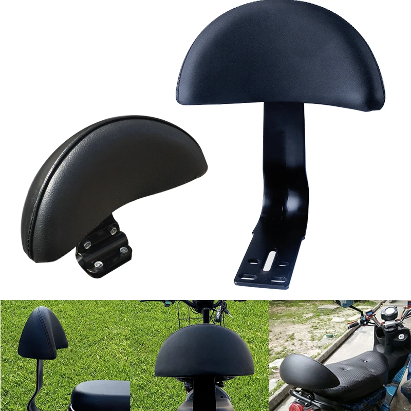 New Rear Backrest Black Seat Sissy Bar Passenger Motorcycle Driver ...