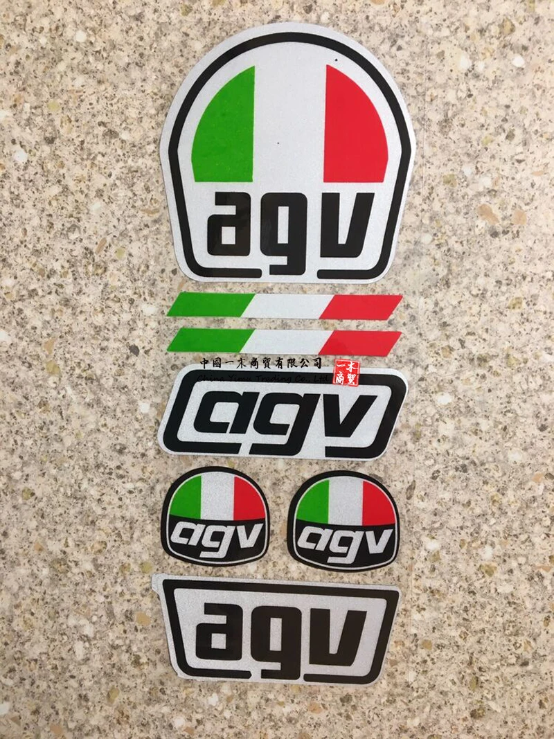 Motorcycle sticker for AGV Reflective Mx stickers decals graphics Kit ...