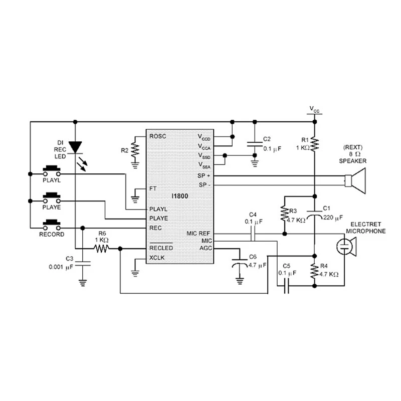 DIY-Electronic-Kit-Voice-Recording-IC-Module-Mini-Digital-Chip-Recorder ...