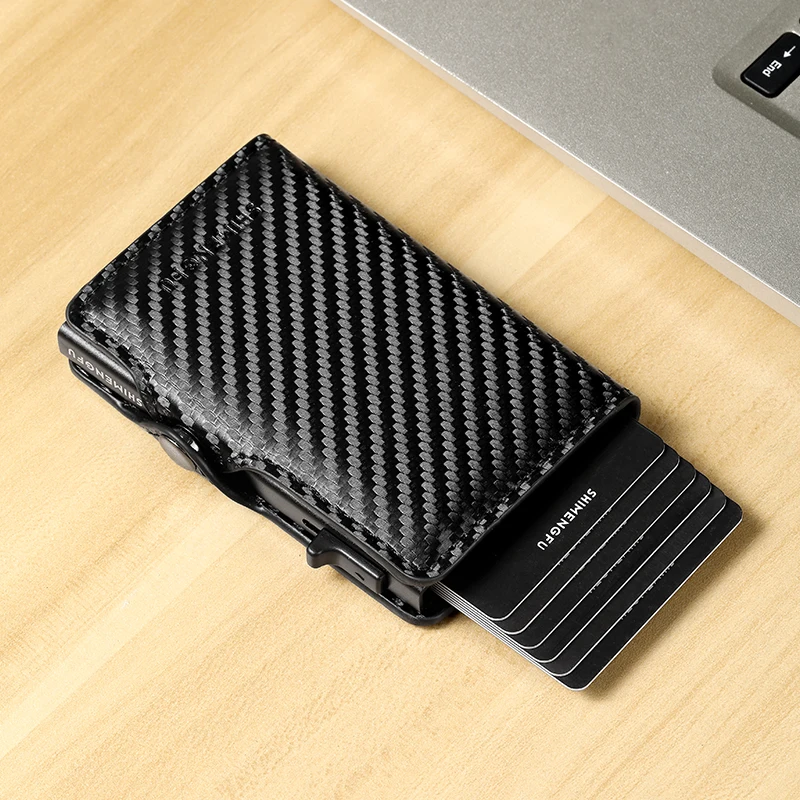 SHIMENGFU-Carbon-Fiber-Rfid-Men-Wallet-Money-Bag-Slim-Thin-Card-Man ...