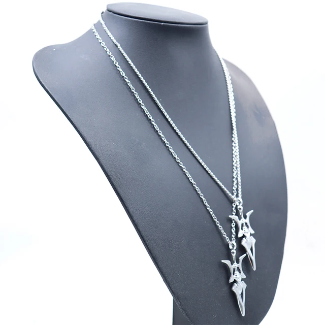 Anime Misa Amane Cosplay Key Chain Necklace Halberd Pendant Necklaces ...