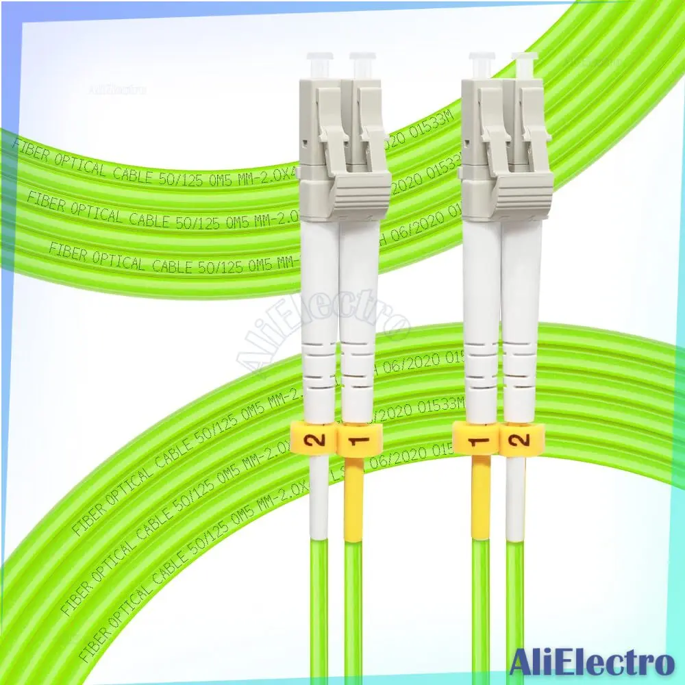 Fiber 1M/3ft OM5 LC to LC Fiber Patch Cable, 1-30m, 40GB/100GB Duplex ...