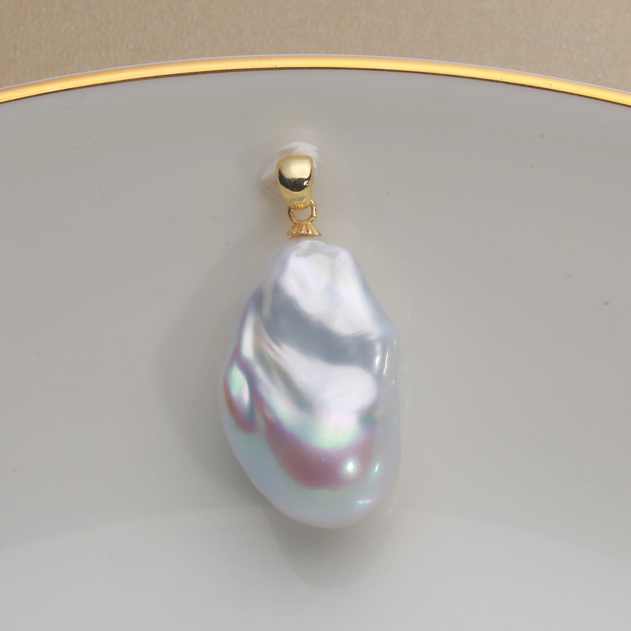 Jane-jewelry-Colgante-de-perla-irregular-barroca-de-agua-dulce-Natural ...