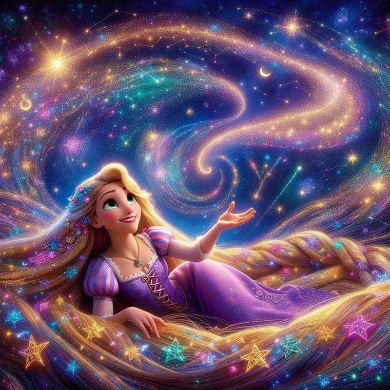 Disney-Diamond-Painting-Kit-Disney-Princess-Diamond-Embroidered-Starry ...