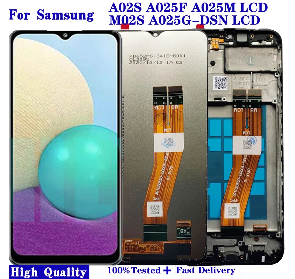Per-Samsung-Galaxy-A02S-LCD-Display-A025-Touch-Screen-Digitizer-For ...