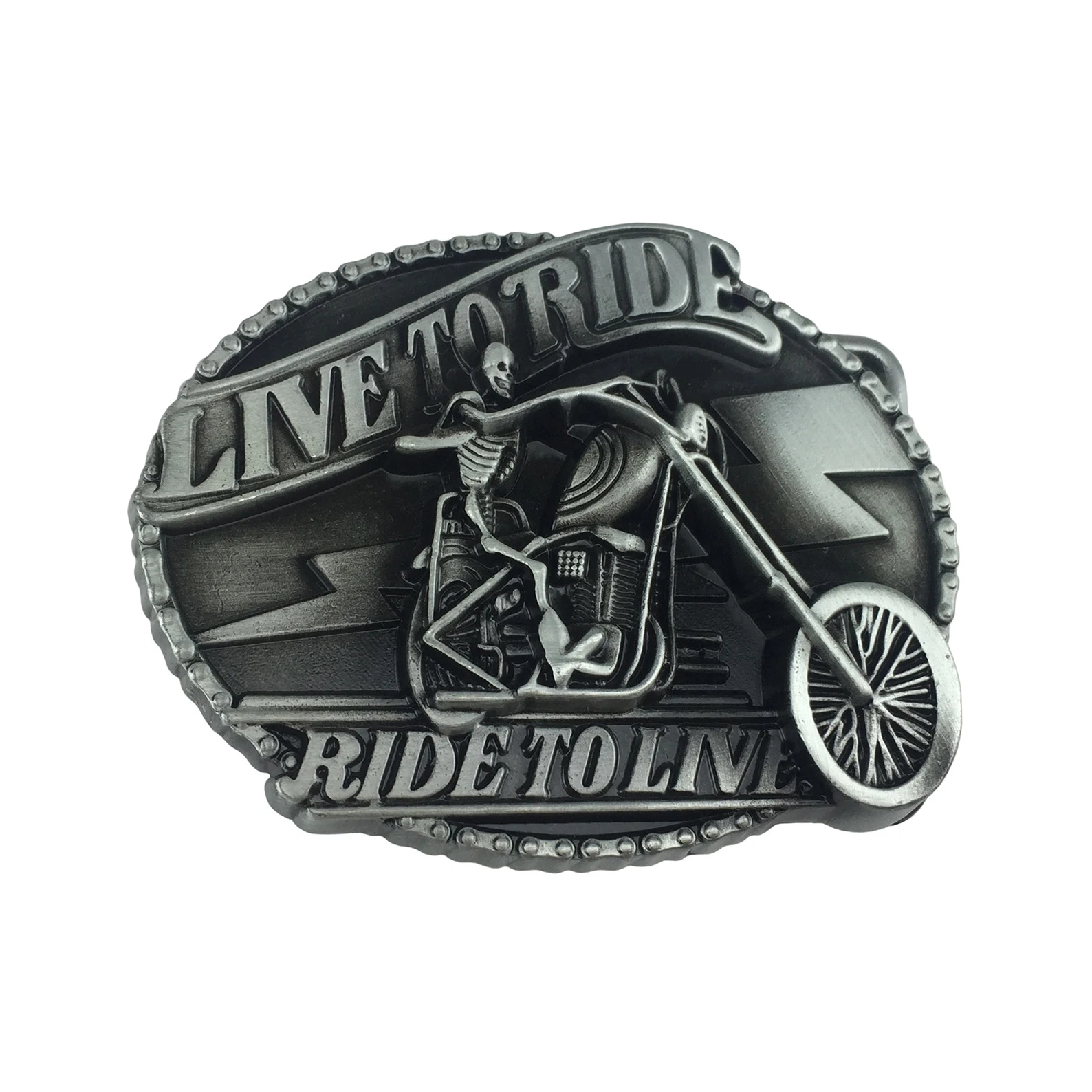 Belt Accessories Waistband | Ride Live Live Ride Skull | Skull Buckle ...
