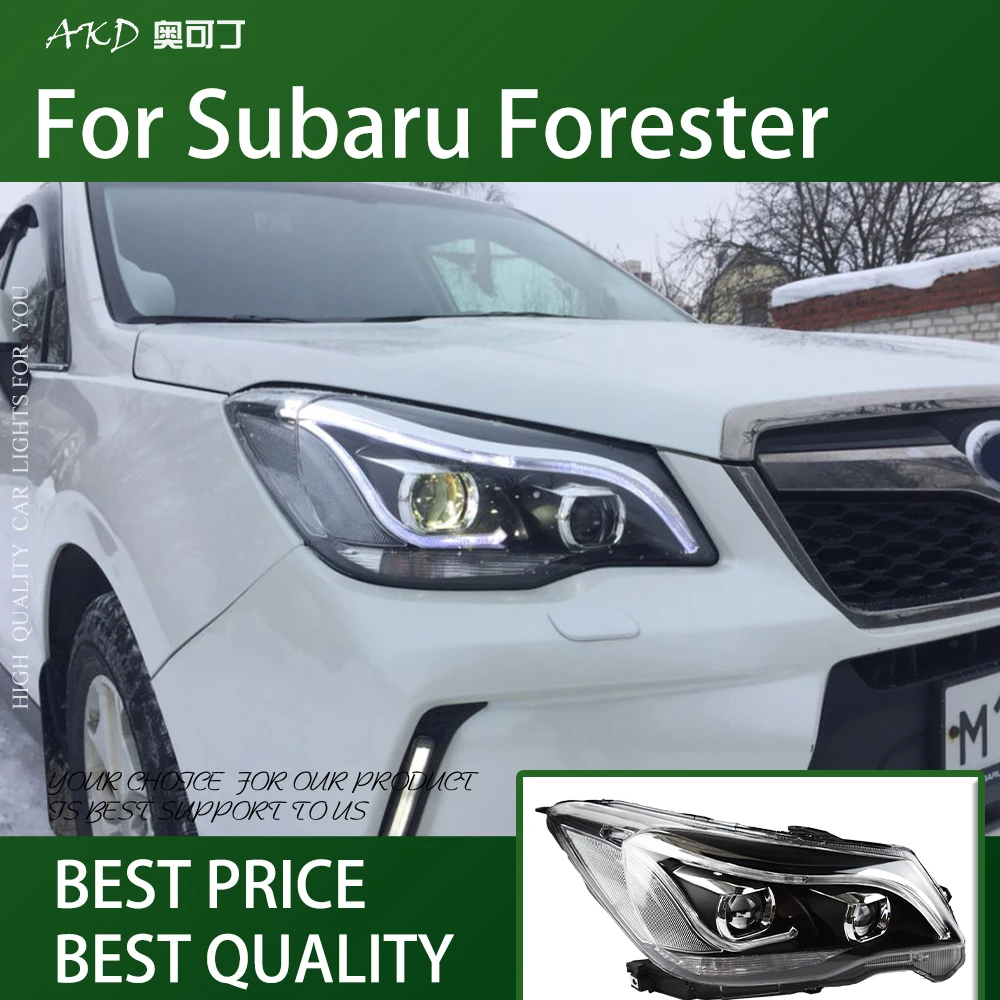 Car For SUBARU Forester 2013-2018 Headlights DRL Day Running Light LED ...