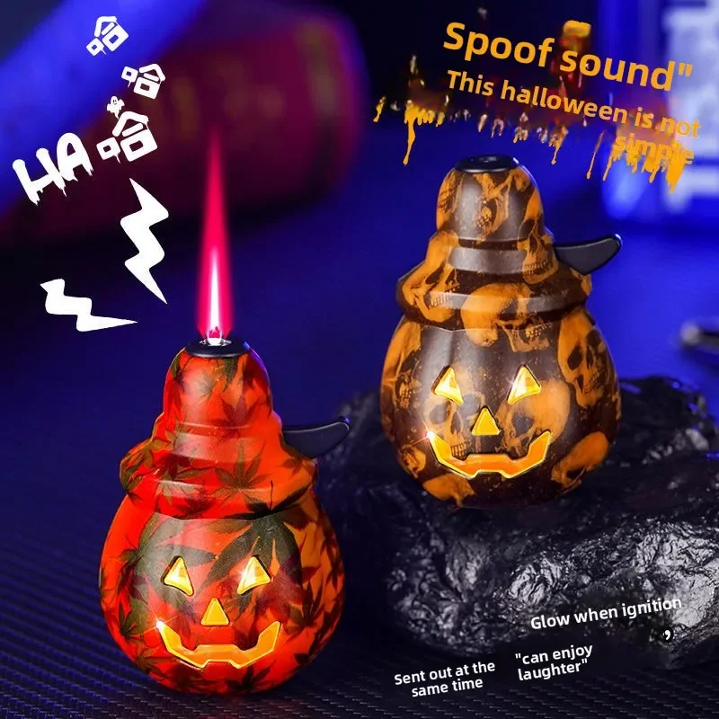 Halloween Pumpkin Lantern Styling Lighter Funny New Year Gift Christmas ...