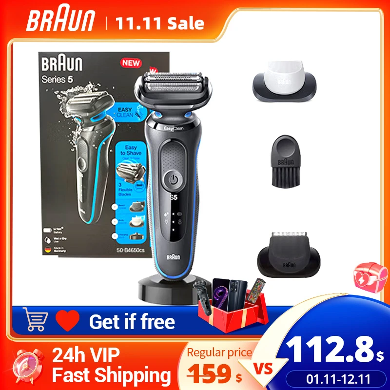 Braun 50 B4650cs Men's Electric Shaver Reciprocating Shaver Series 5 ...