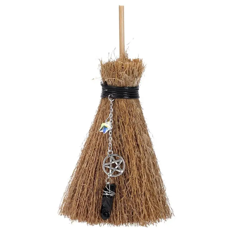 Mini-Broom-Witch-DIY-Broomstick-Crystal-Pendant-Creative-Halloween ...