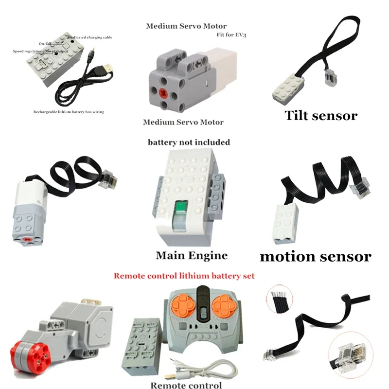 Power-Function-Brick-Parts-Medium-Motor-Tilt-Motion-Sensor-EV3-Technical-Building-Blocks-fit-for ...