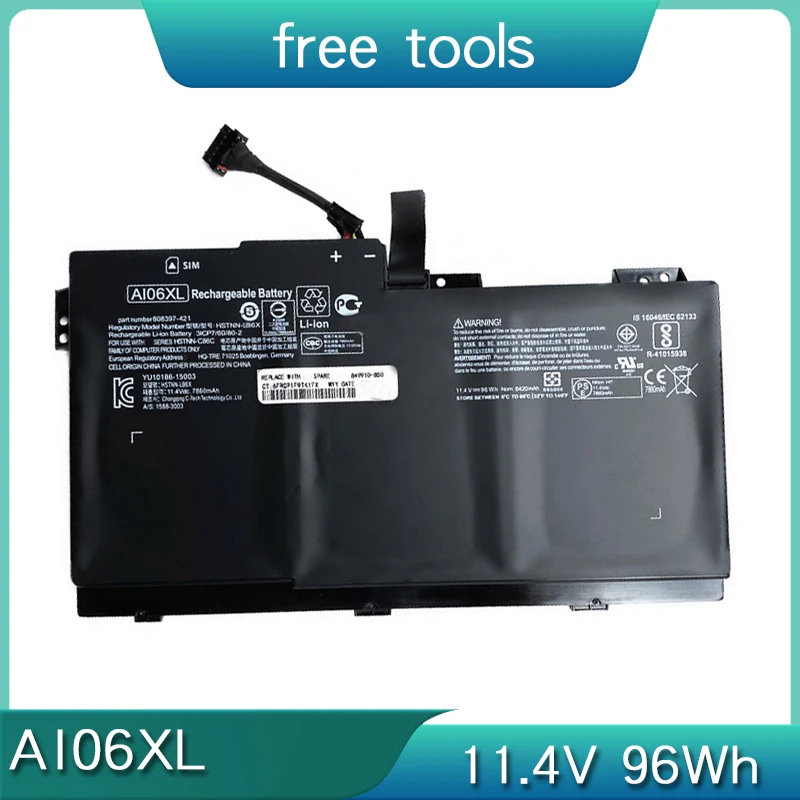 NEW-AI06XL-AI06096XL-11-4V-96Wh-Battery-For-HP-ZBook-17-G3-T7V62ET ...