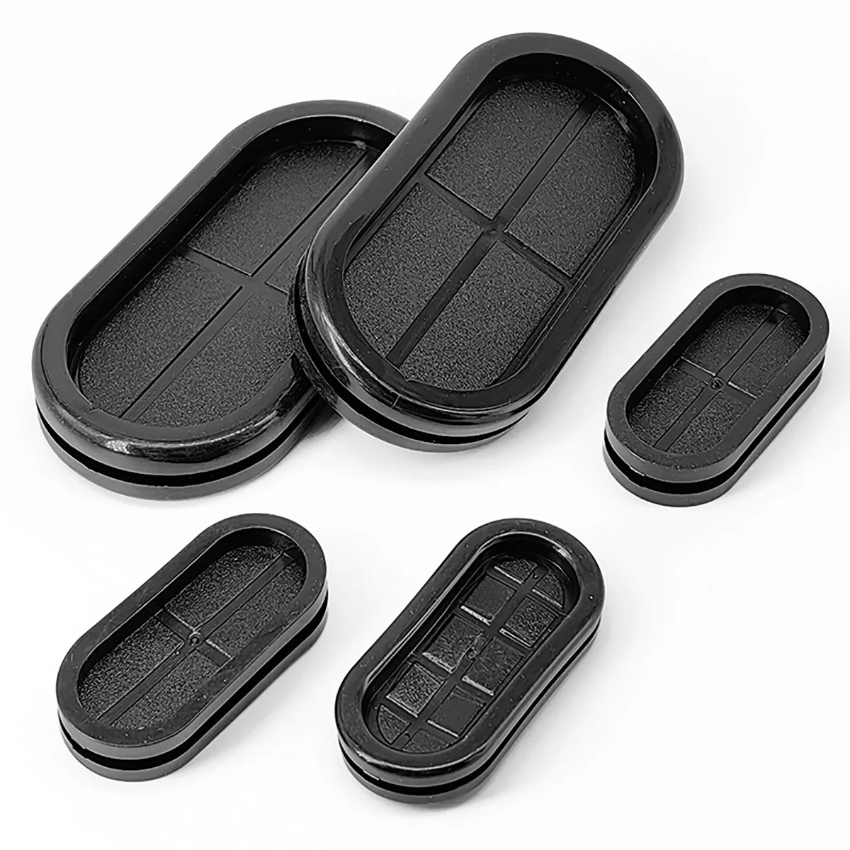 Double Side Oval Rubber Grommet Blanking Grommets Closed Gromet Blind ...