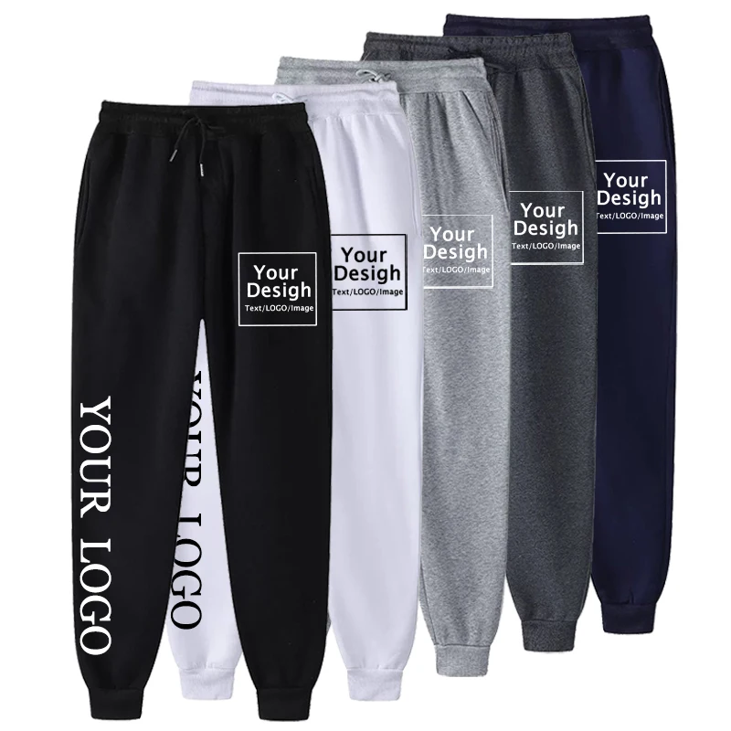Your-Own-Design-Custom-Trousers-Logo-Text-DIY-Long-Pants-Casual-Sport ...