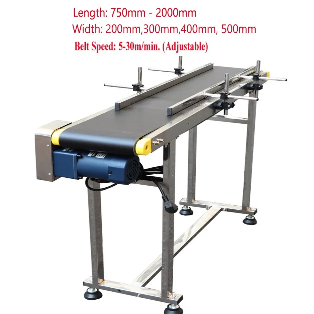 750-MM-200-CM-PVC-Conveyor-Belt-Machine-59-x-7-8-With-Stainless-Steel ...