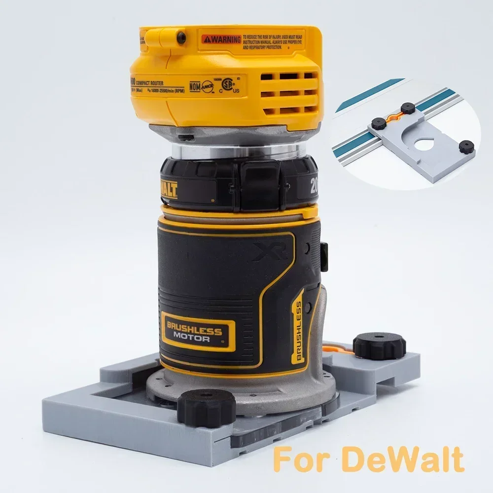 Per-DeWalt-Router-Base-Track-DWP611-connessione-macchina-Festool-Makita ...