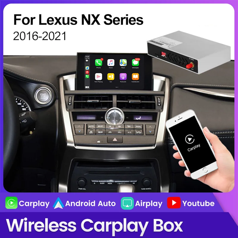 Wireless-CarPlay-For-Lexus-NX-NX200-NX300-200T-2015-2021-Android-Auto ...