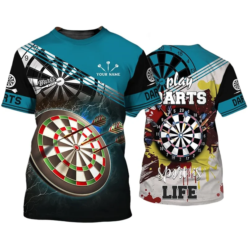 Personalized-3D-Printed-Darts-T-Shirt-For-Men-Dart-Fans-Graphic-T-Shirt ...