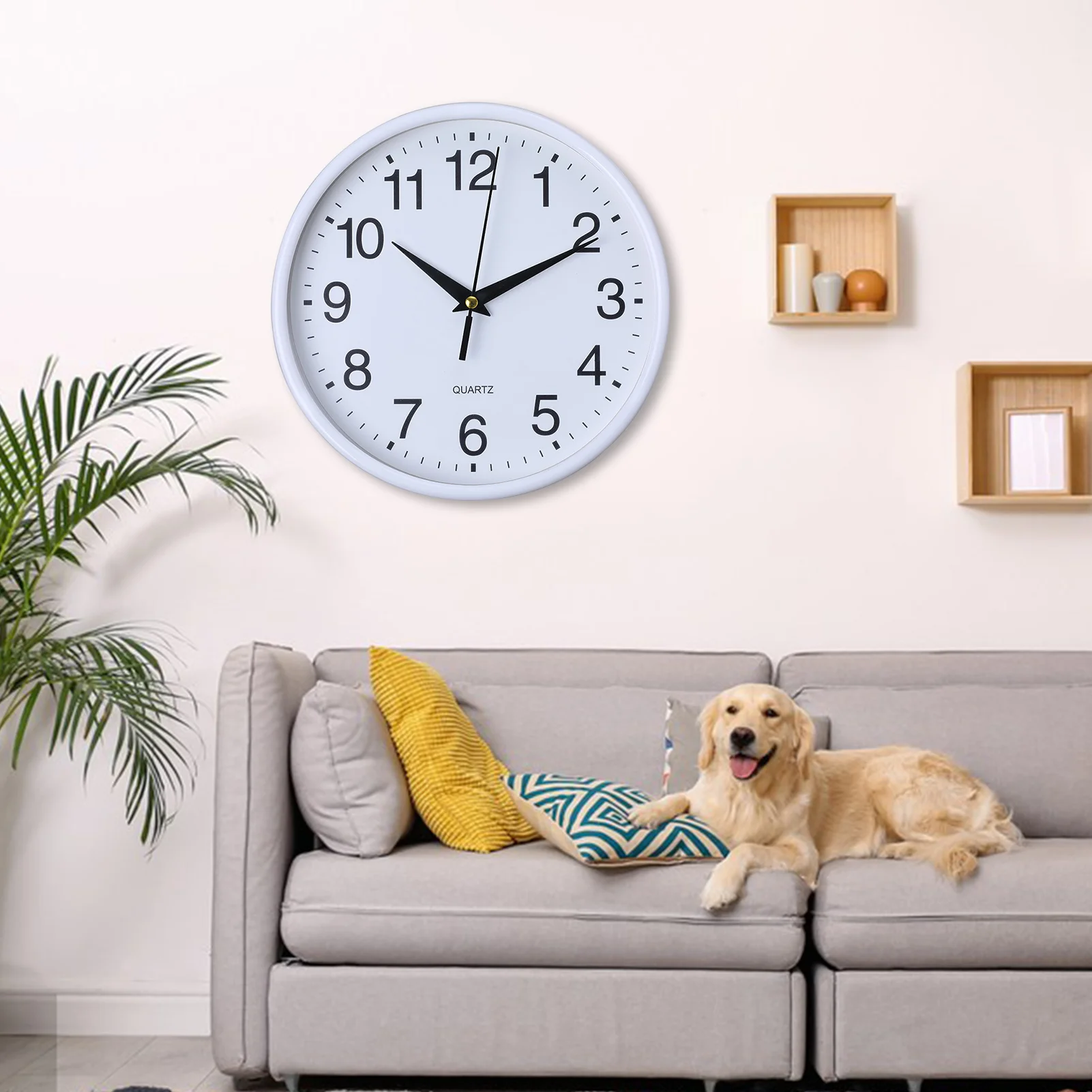 Quiet-classic-digital-clock-modern-wall-clock-suitable-for-decoration ...