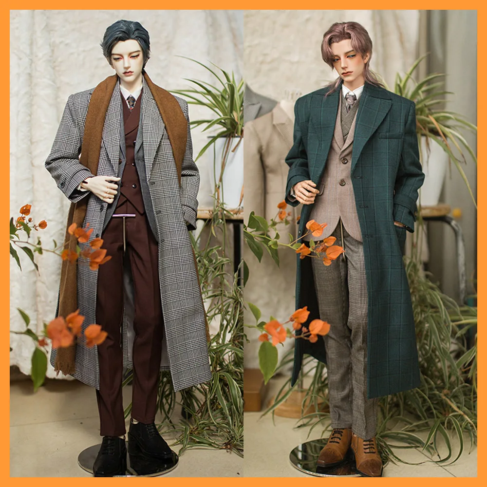 Custom-made-BJD-Dolls-Uncle-Clothes-Set-Long-Windbreaker-Gentleman-Suit ...