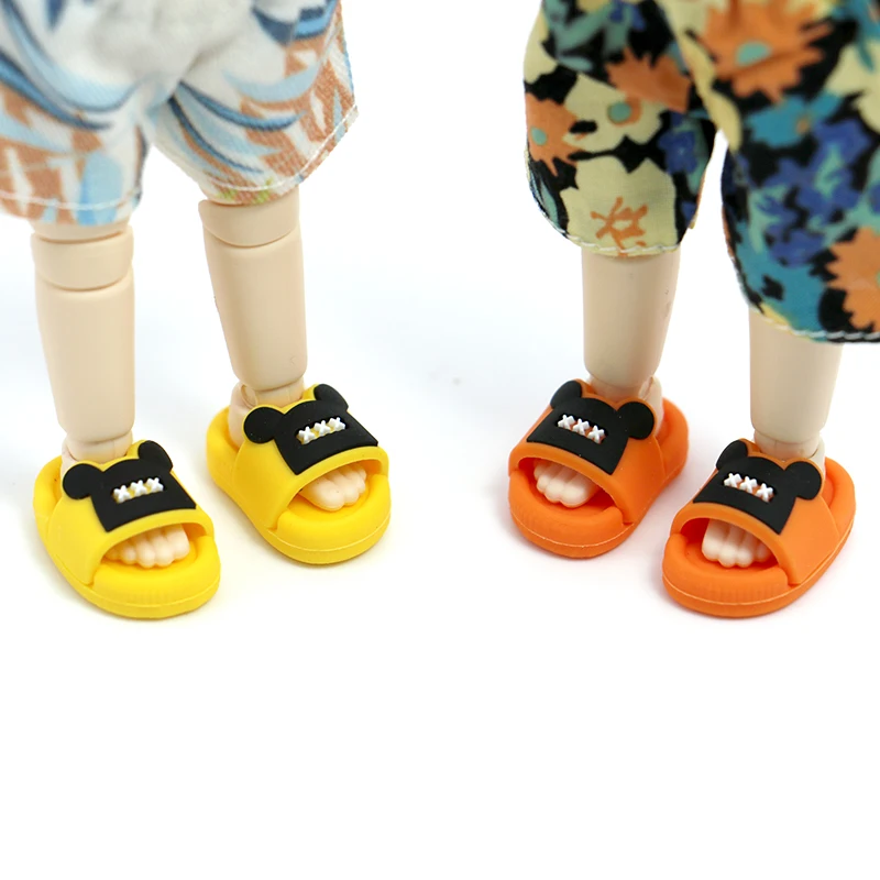 VETEMENT - ACCESSOIRE POUPEE,Orange color-For OB11 Doll--pantoufles de poupée GSC 1-12 1-6 BJD ...