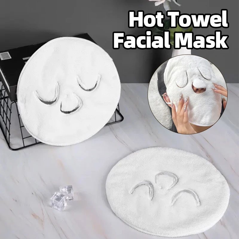 Face-Hot-Cold-Compress-Towel-Wet-Compress-Steamed-Facial-Coral-Fleece ...