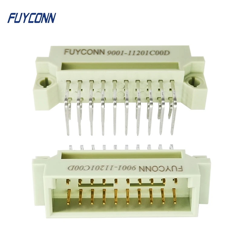 20pin Din41612 Connector 2.54mm Pcb Right Angle 2rows Terminal Male ...