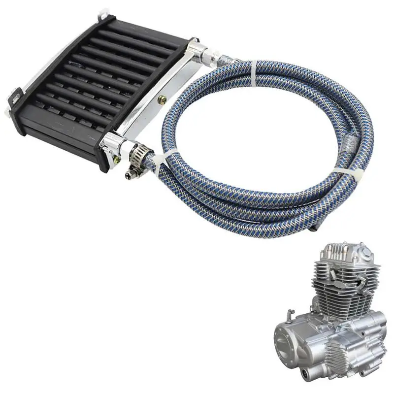 Universal Motor Engine Radiator Oil Cooler Motorcycle Oil Cooling Fan ...