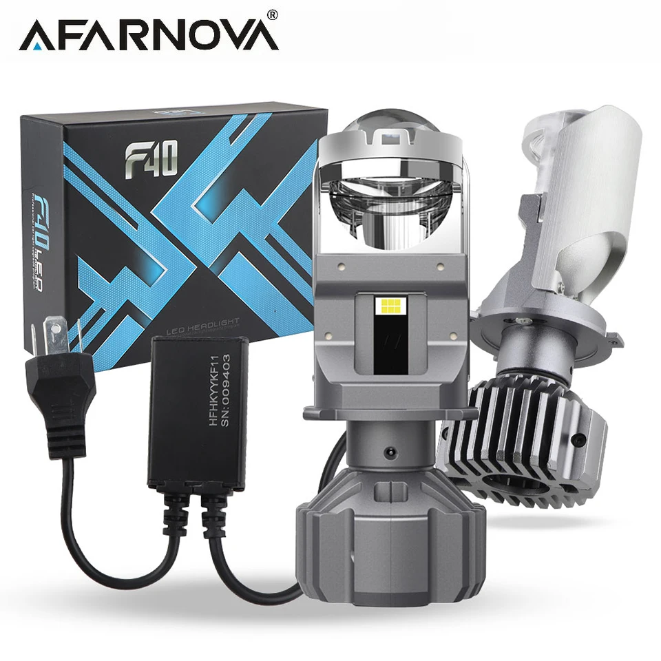 F40-F40B-LED-H4-Mini-Lenses-Bi-led-Projector-LHD-110W-11000LM-Headlight ...