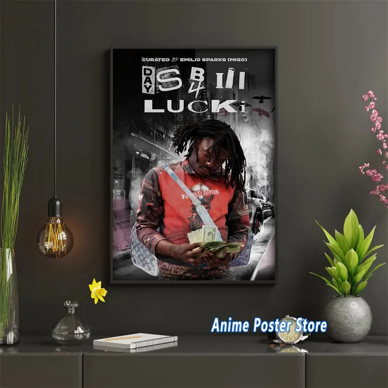 Newly-2023-Pop-Singer-Lucki-Poster-Aesthetic-Hip-Hop-Rapper-Music-Album ...