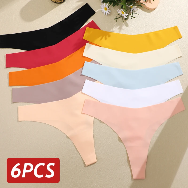 Bragas-sin-costuras-para-mujer-tangas-sexys-de-cintura-en-V-ropa ...