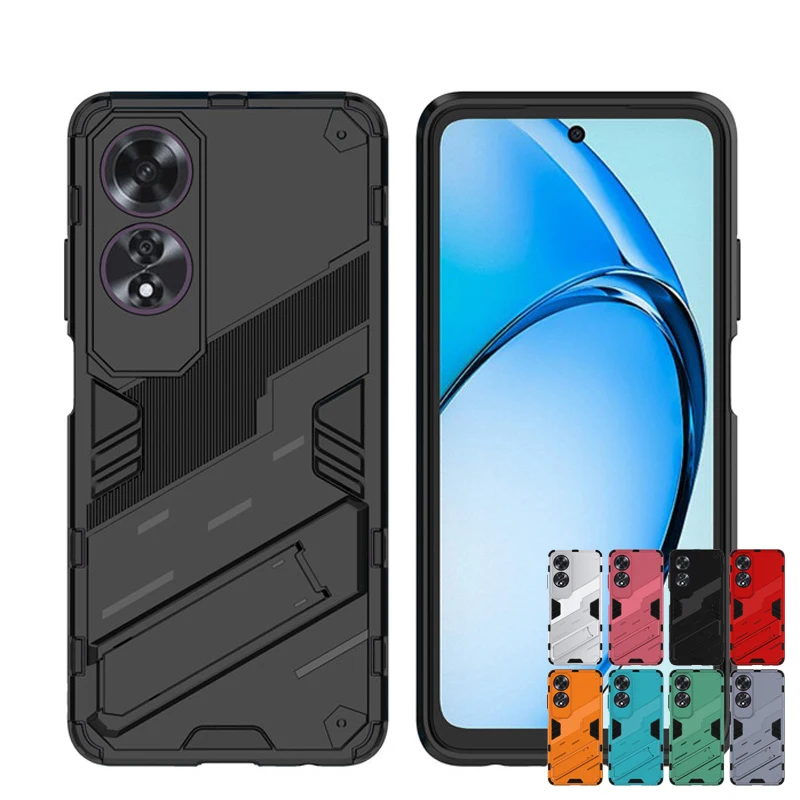 For-OPPO-A60-Case-For-OPPO-A60-4G-Cover-Luxury-Armor-PC-Bumper ...