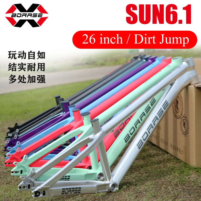 Boarse-26inch-Dirt-Jump-MTB-frame-2024-ne-4X-BMX-DJ-Frame-street-Bike ...