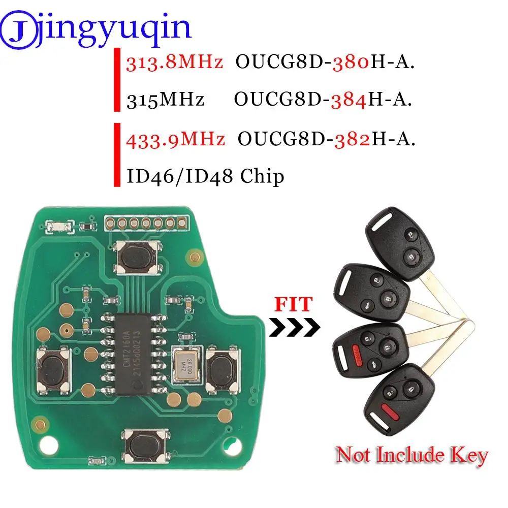 jingyuqin-G8D-384H-A-Remote-Key-Circuit-Board-For-Honda-Accord-CR-V-HR ...