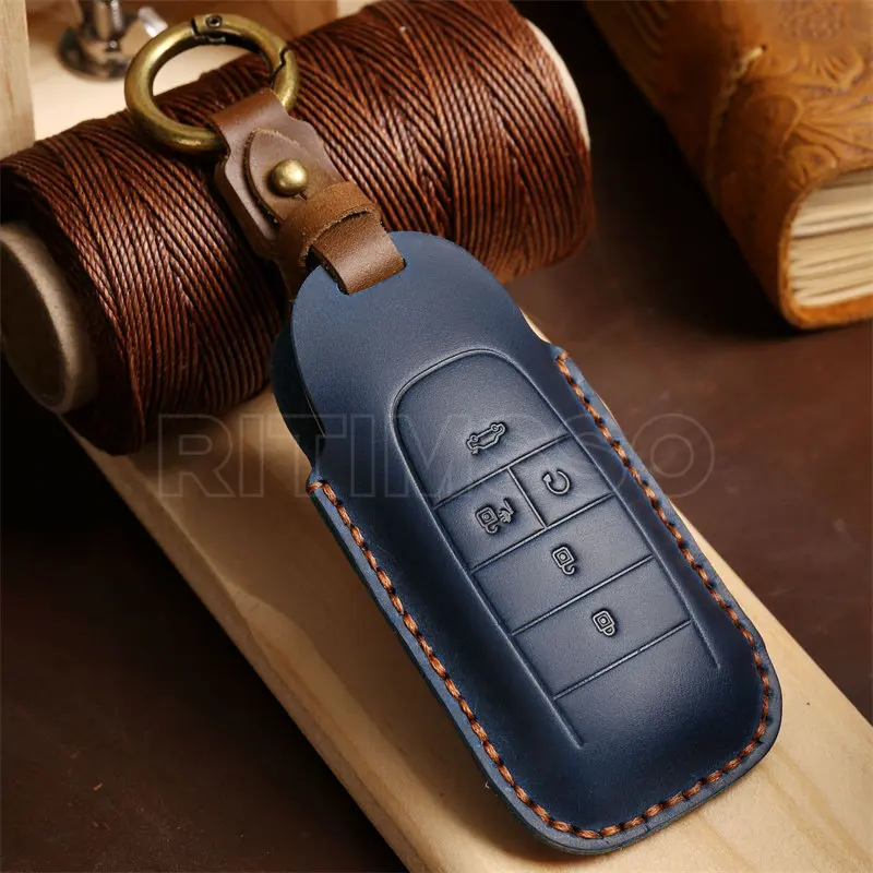 Leather Car Key Case Cover for Gac New Energy Trumpchi Aion S V Y LX ...