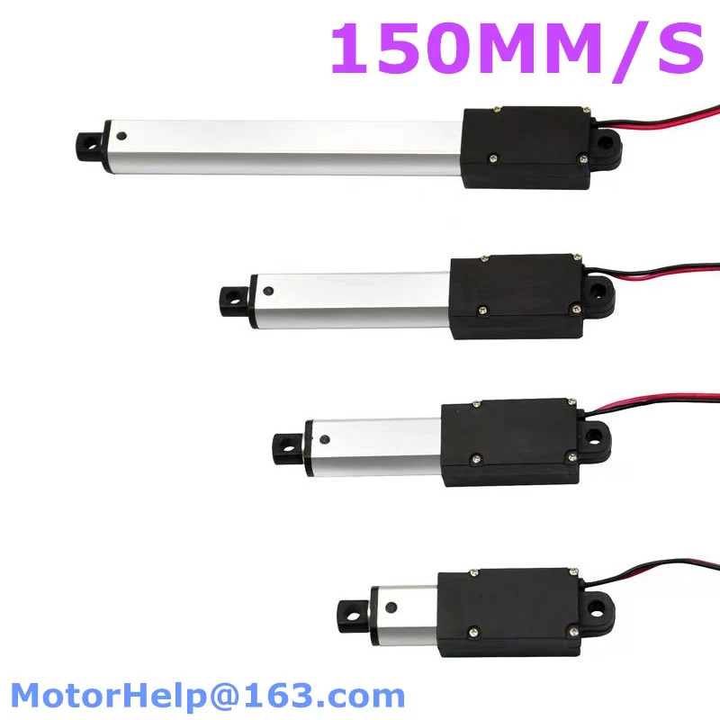 6v 12v Micro Linear Actuator Motor Durable And Compact 10/21/30/50 ...
