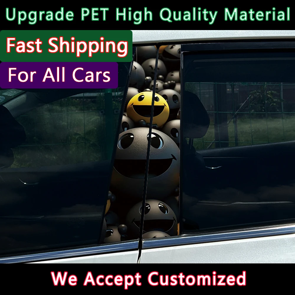 Eye-of-The-Gaze-Car-Stickers-Waterproof-Auto-B-pillar-Protective ...