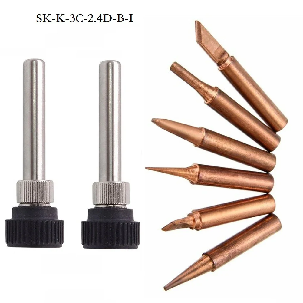 8PCS-Nonmagnetic-Pure-Copper-900M-T-Soldering-Iron-Tip-For-936 ...