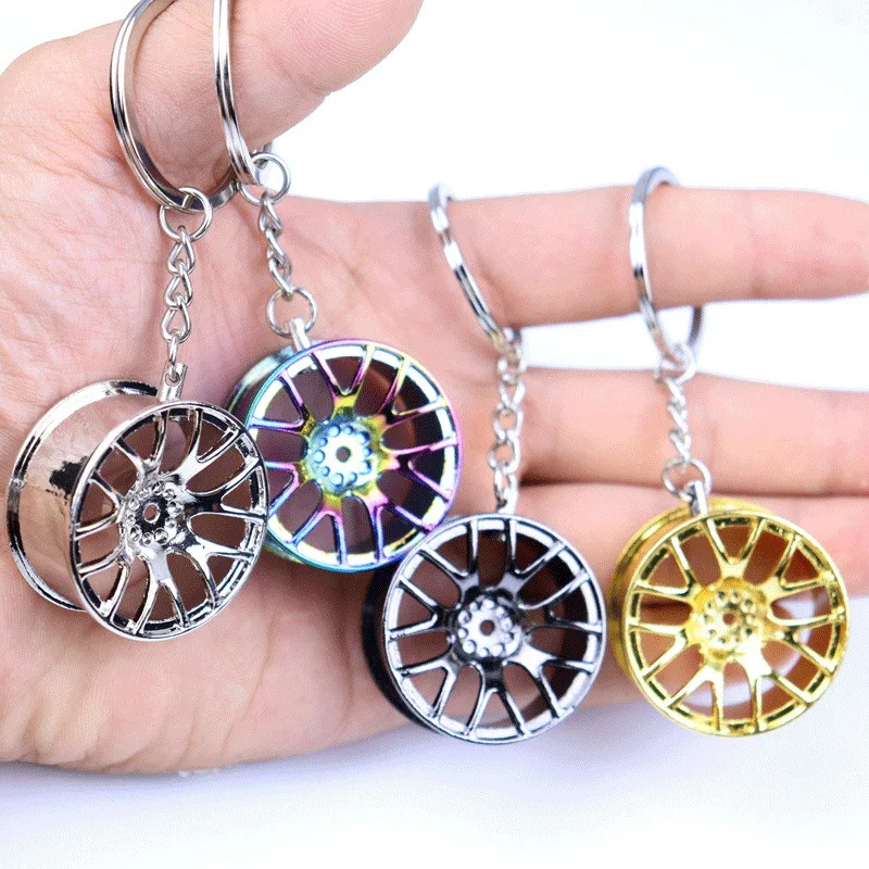 Car Wheel Turbo Keychain Key Ring | Car Keychain Keyring Bmw - Keychain ...