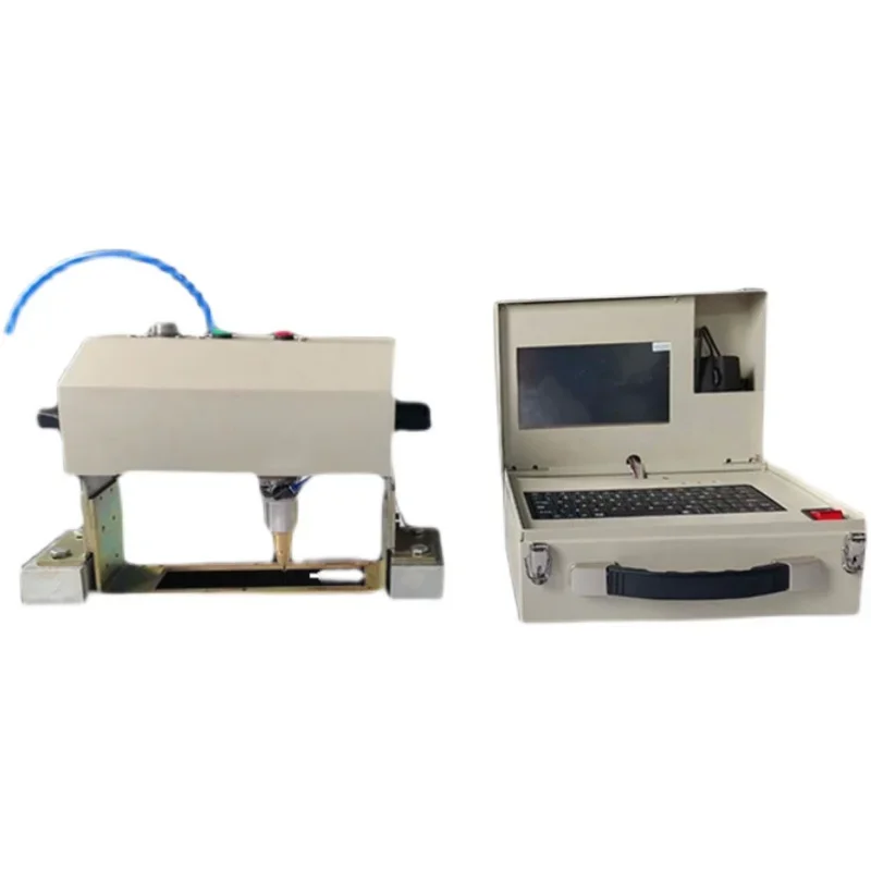 Pneumatic-electric-marking-machine-portable-steel-plate-mold-flange-metal-engraving-machine ...