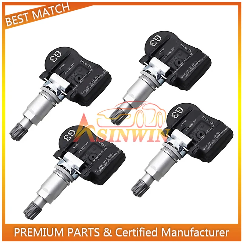 4Pcs For Mazda 3 CX-30 2019 2020 2021 2022 2023 2024 Tire Pressure ...
