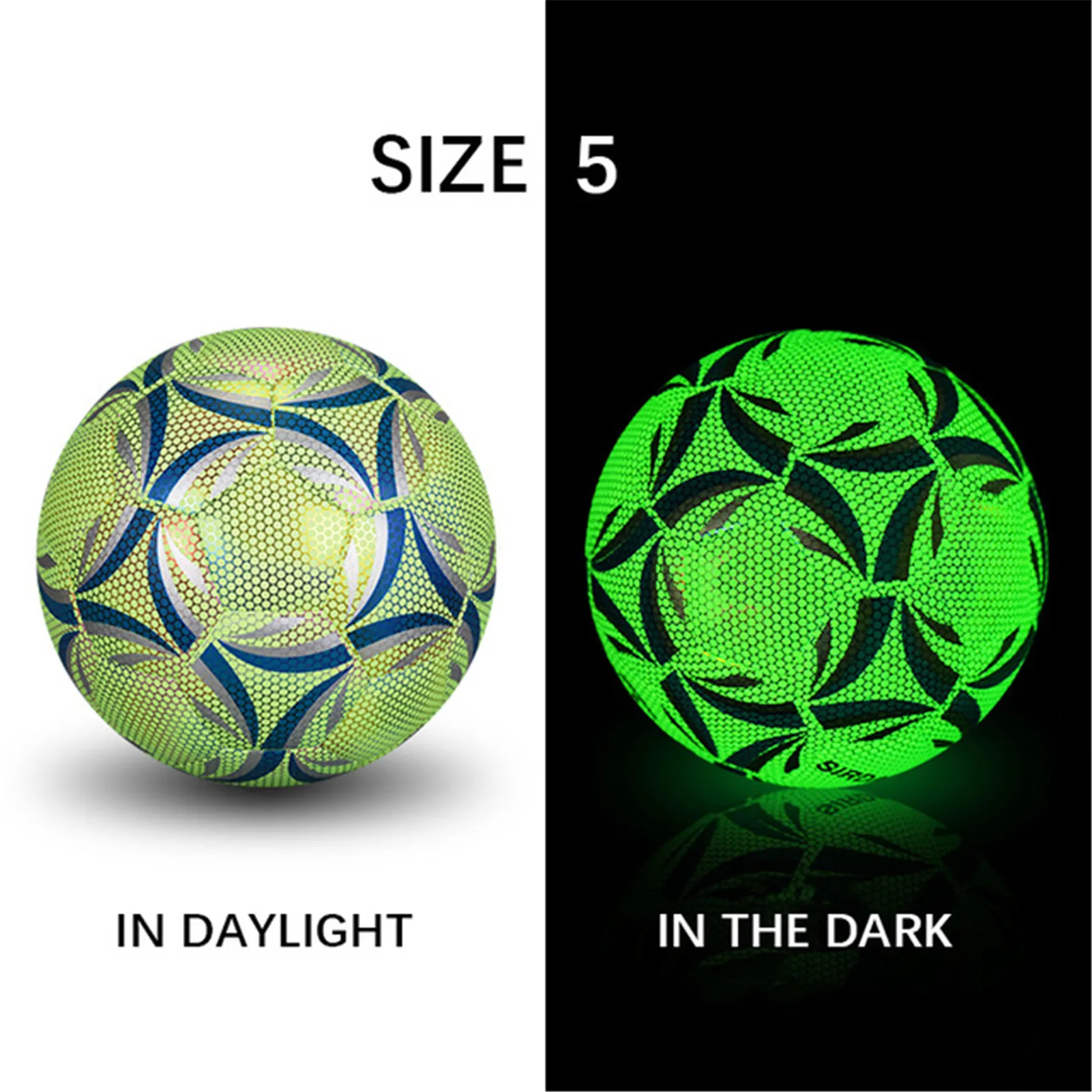 Reflective-Football-LED-Training-Soccer-Luminous-Fluorescent-Reflective ...