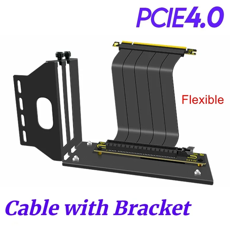 Brand-New-Universal-PCI-E-4-0-X16-Gen4-Shielded-Riser-Cable-Vertical ...