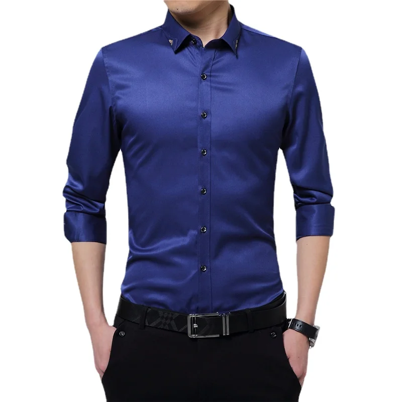 Shirt Business Men Clothing | Classic Clothing Shirt | Formal Shirts ...